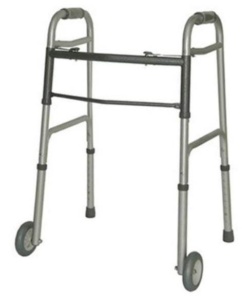 Breezy Heavy Duty Everyday Folding Walking Frame with wheels - Daily Living Products