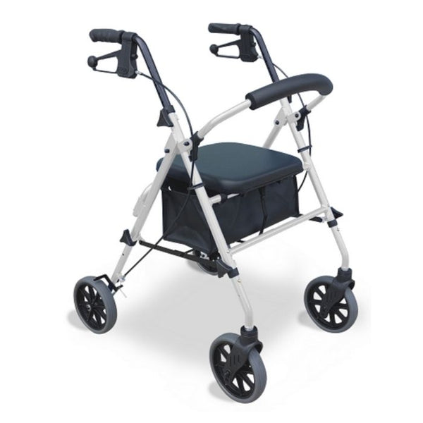 Adjustable 4 Wheeled Walker Redgum | Daily Living Products - Daily ...