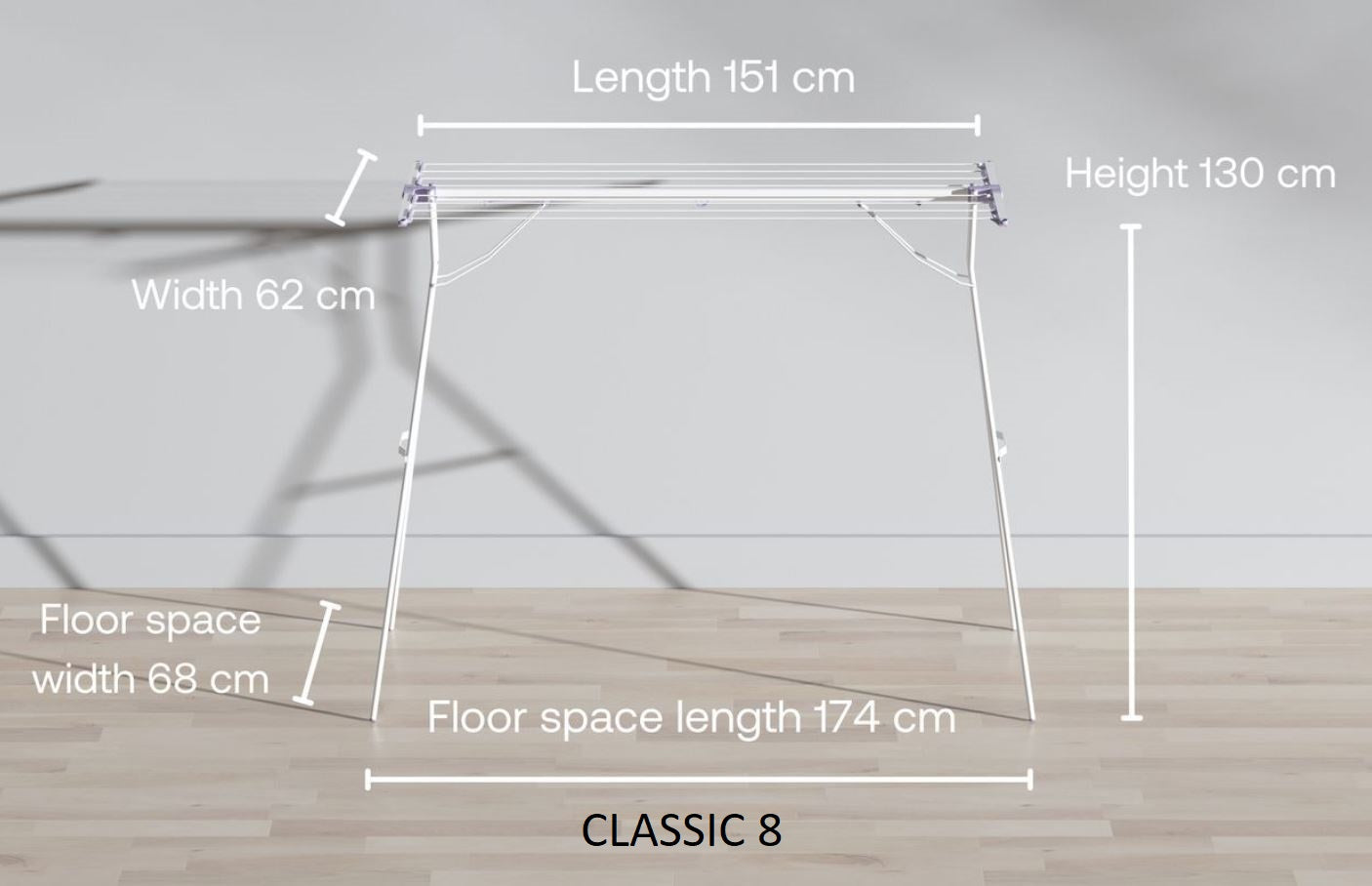 Mrs Peggs Handy Line Clothesline - Daily Living Products