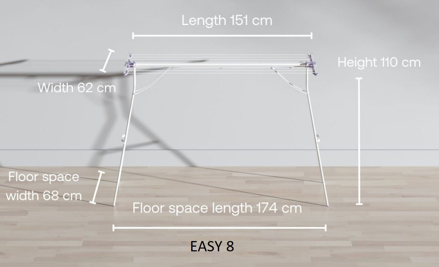 Mrs Peggs Handy Line Clothesline - Daily Living Products
