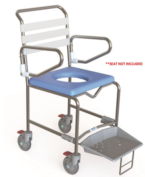 Kcare Transit Mobile Shower Commode with Slideout Footplate - Daily ...