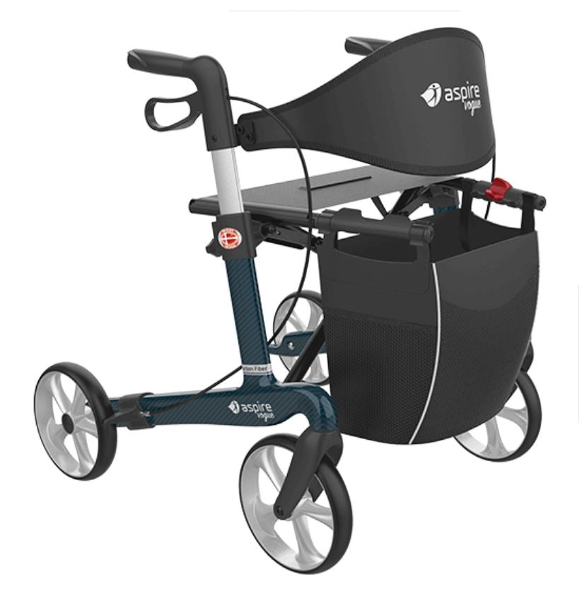 Aspire Vogue Carbon Fibre Rollator - 4 Wheel Walkers | Shop Now - Daily ...