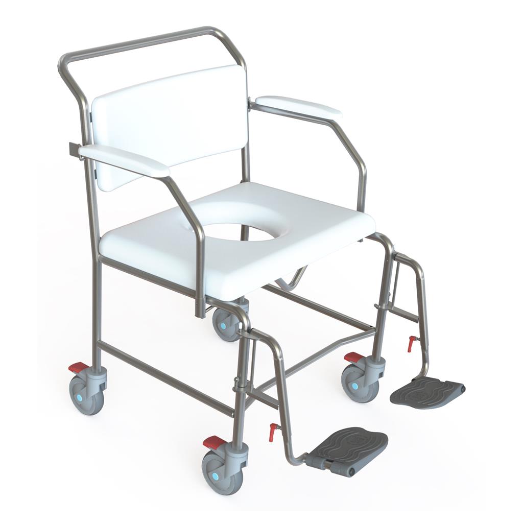 Bariatric Transit Mobile Shower Commode | KCare Shower Commodes - Daily Living Products