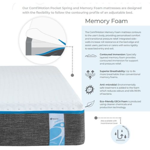 ComfiMotion Memory Foam Mattress - Daily Living Products